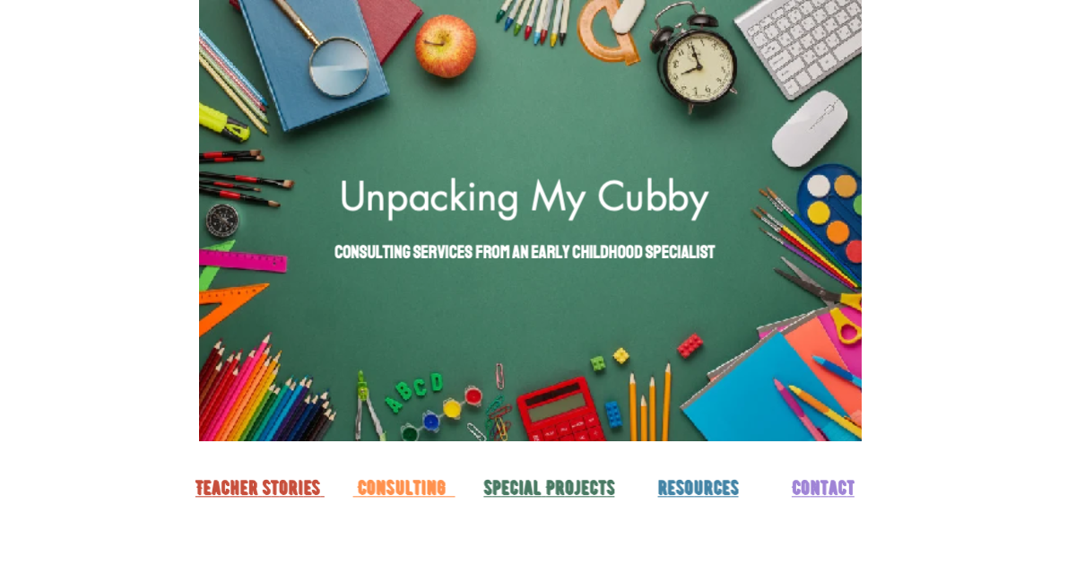 Unpacking My Cubby